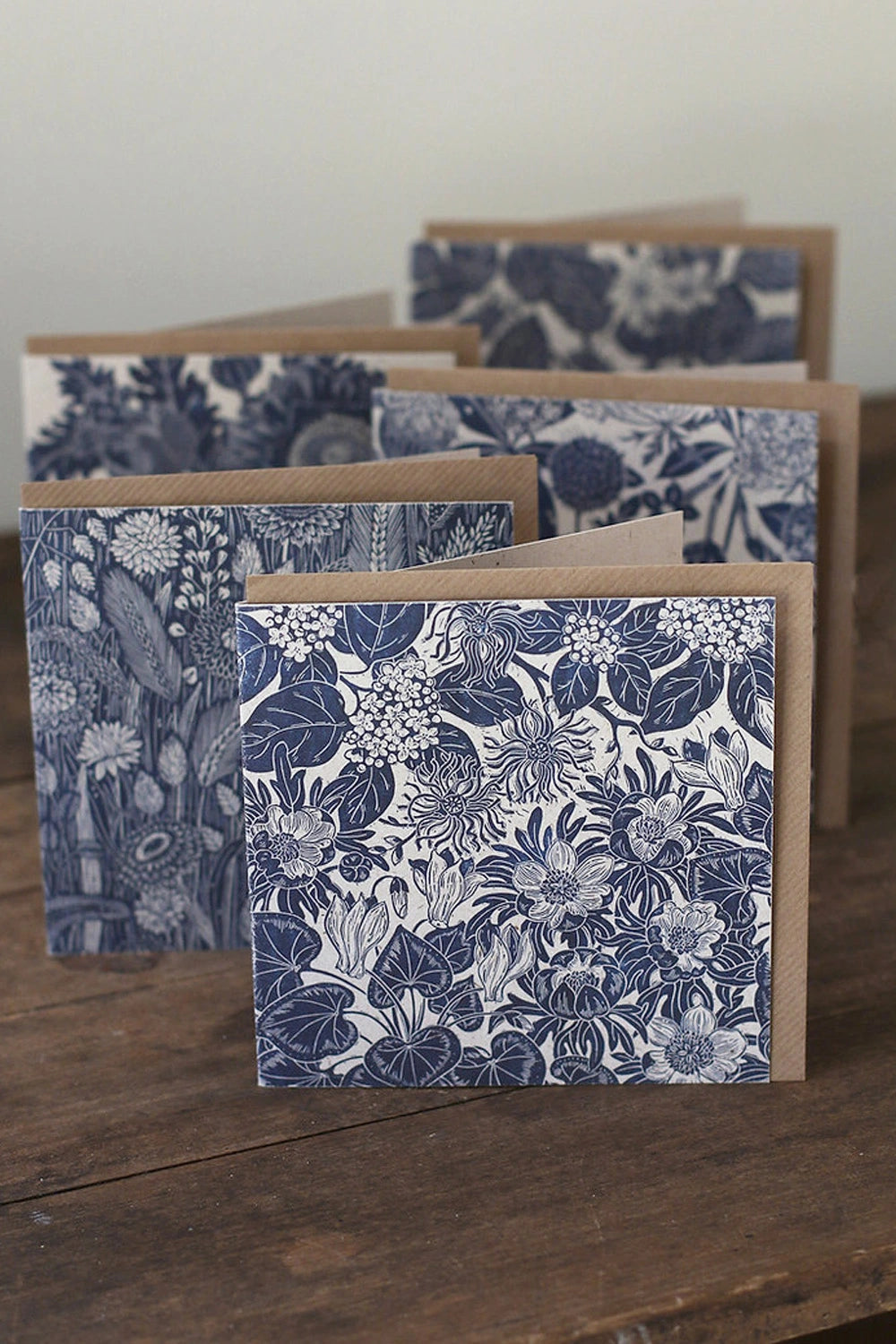 Floral Linocut Greetings Cards By Isla Middleton